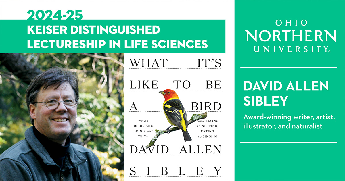 ONU to host award-winning nature author and illustrator David Allen ...