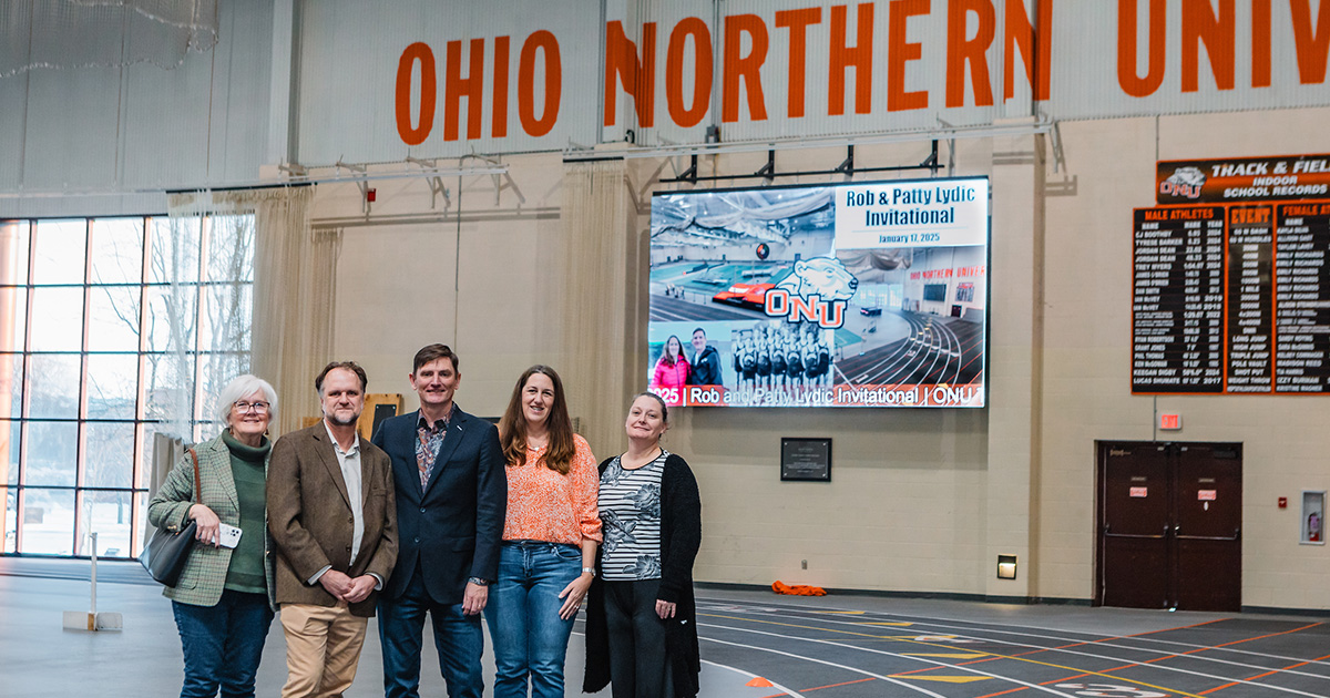 ONU dedicates new state-of-the-art video board | Ohio Northern University